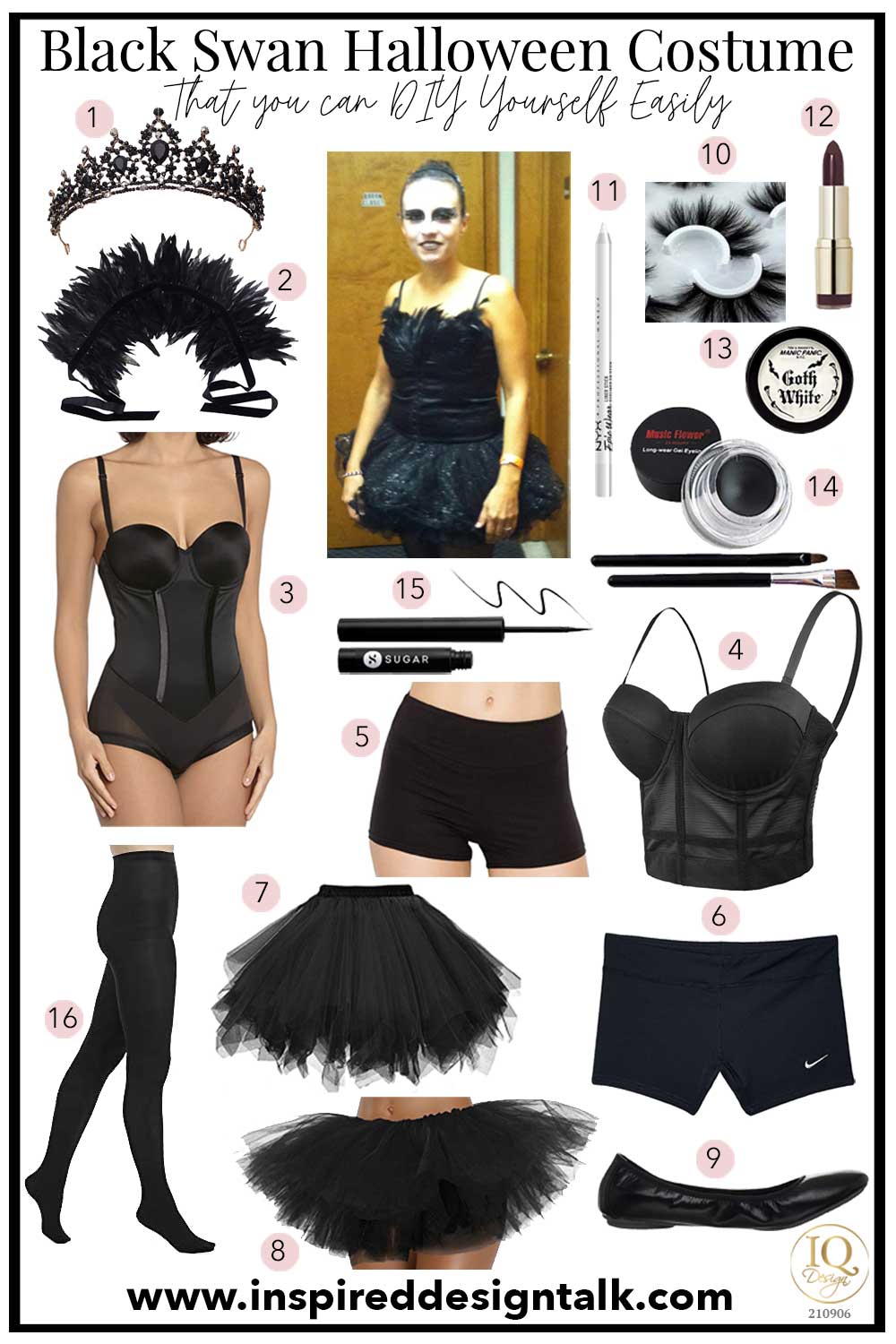 DIY Black Swan Halloween Costume From Amazon You Can Copy