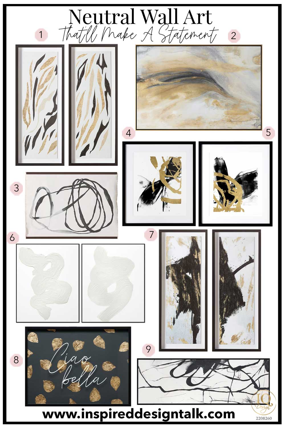 9 Neutral Wall Art Ideas For Your Living Room Makeover