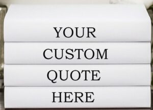 How To Make Your Own Decorative Quote Book Set