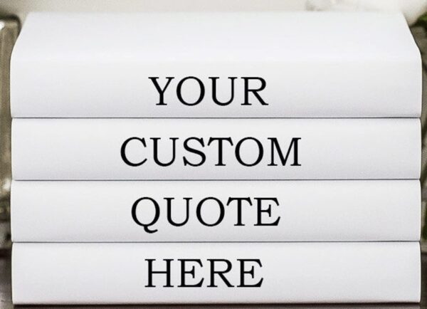 How To Make Your Own Decorative Quote Book Set