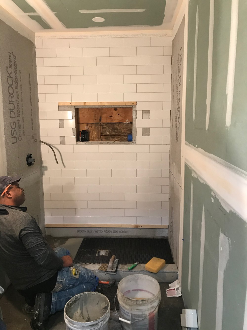 White Subway Tile Dye Lot Color Variations (Buyer Beware)