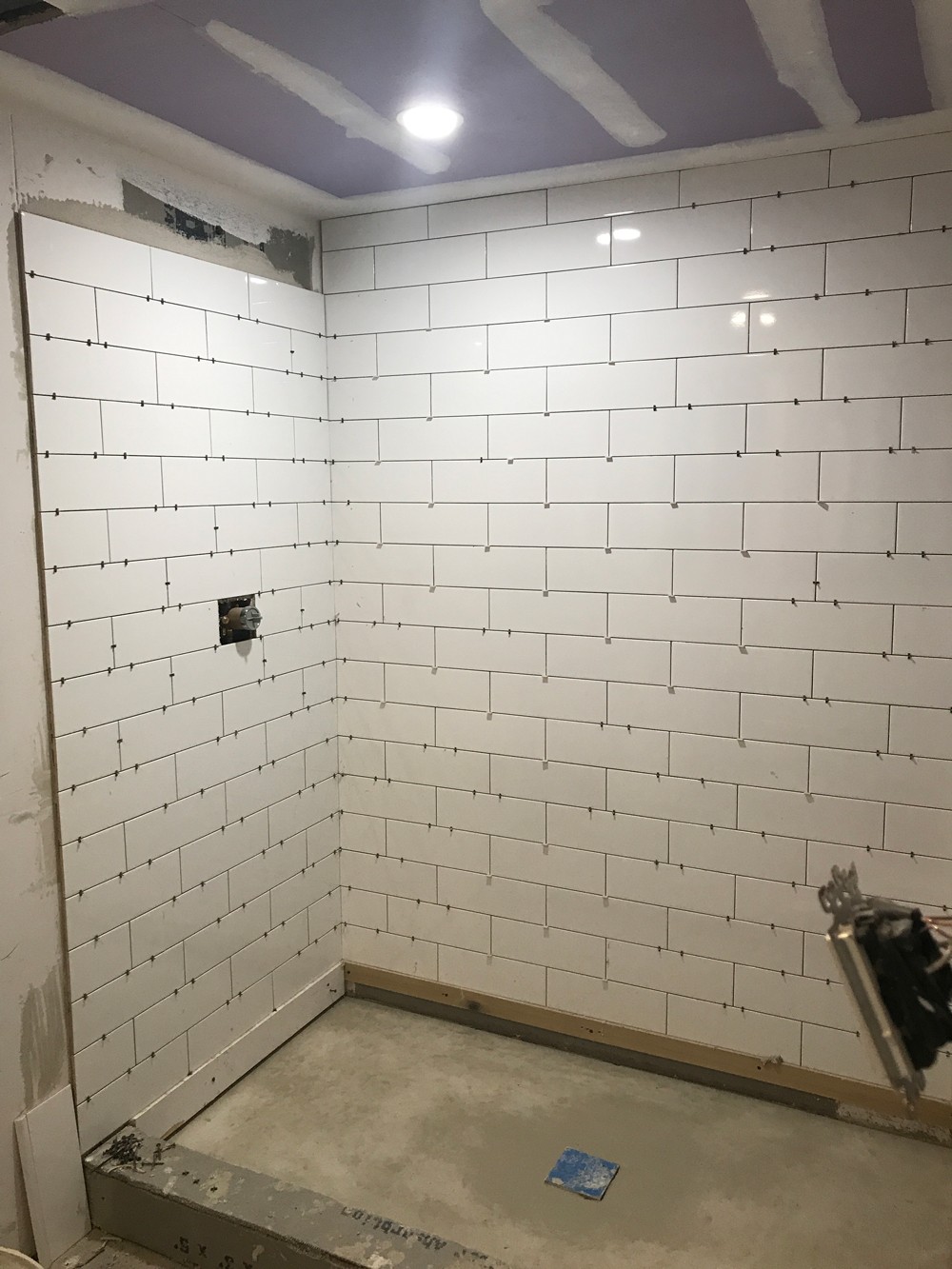 White Subway Tile Dye Lot Color Variations (Buyer Beware)