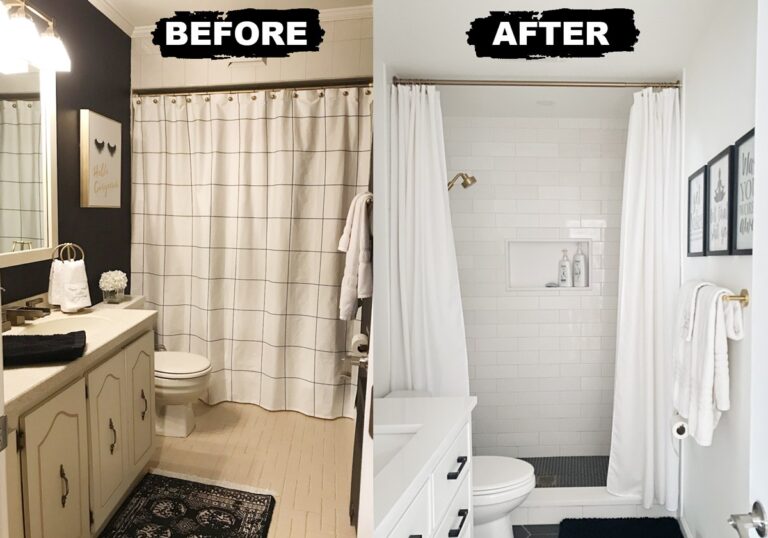 Outdated Bathroom Remodel Before And After
