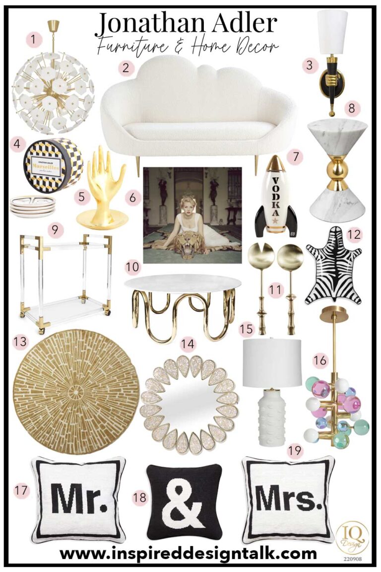 Jonathan Adler Furniture Design Inspiration (Shop The Look)