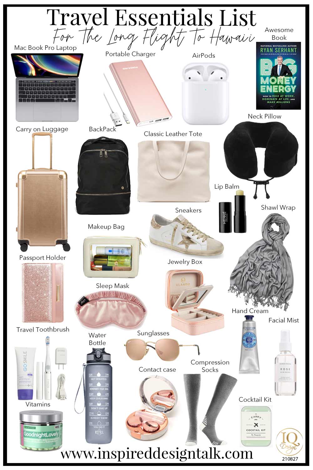 Best Travel Essentials List For Long Flights (Gift Guide)