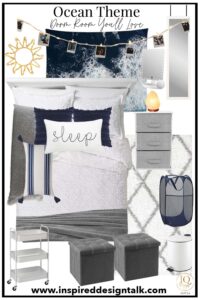 Ocean Theme Dorm Room Ideas (Shop The Look)