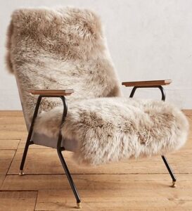 19 Shearling Chair Ideas That'll Make Your Living Room Cozy
