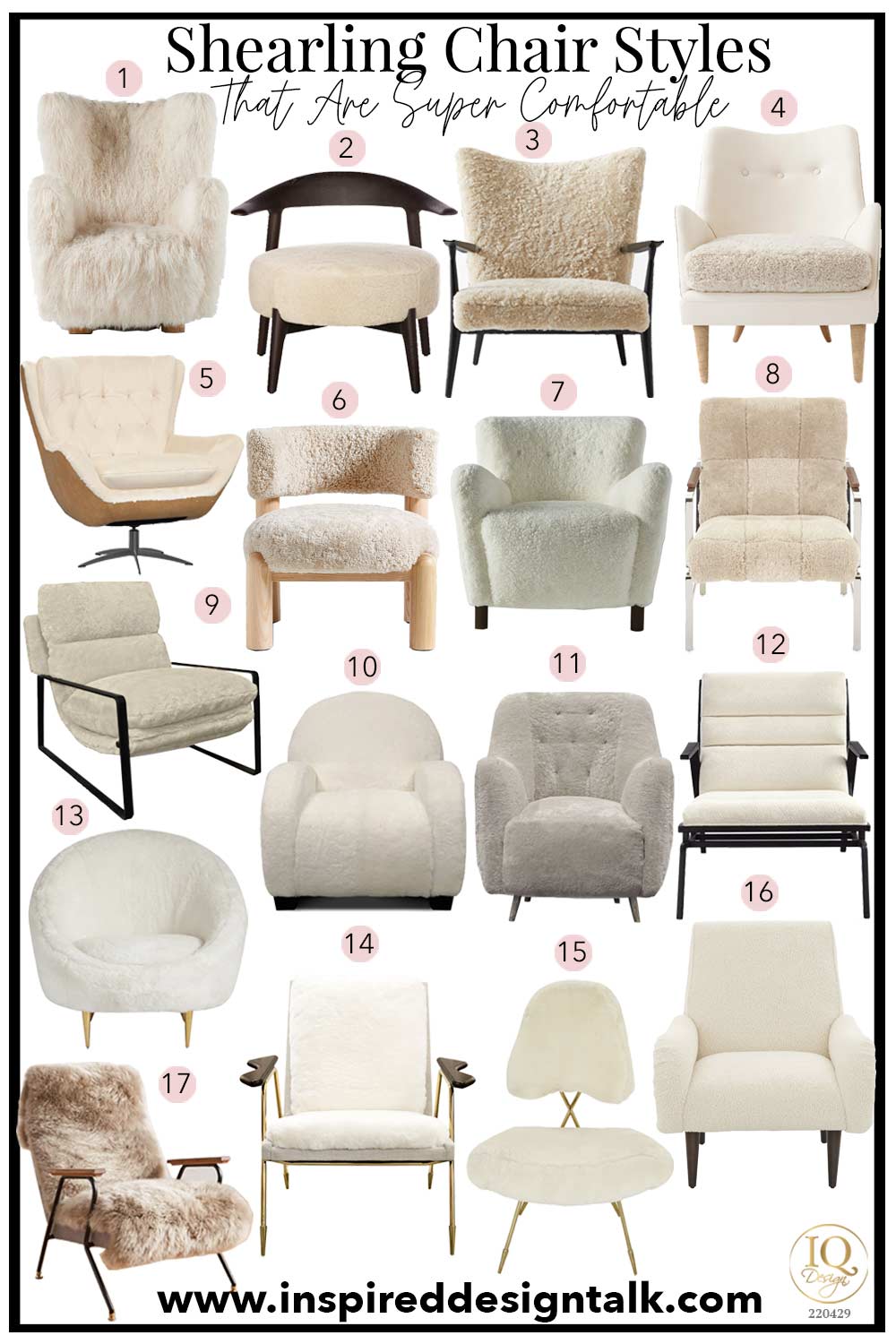 19 Shearling Chair Ideas That'll Make Your Living Room Cozy