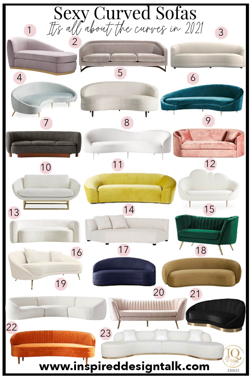 27 Curved Sofas That'll Help You Live Your Comfiest Life
