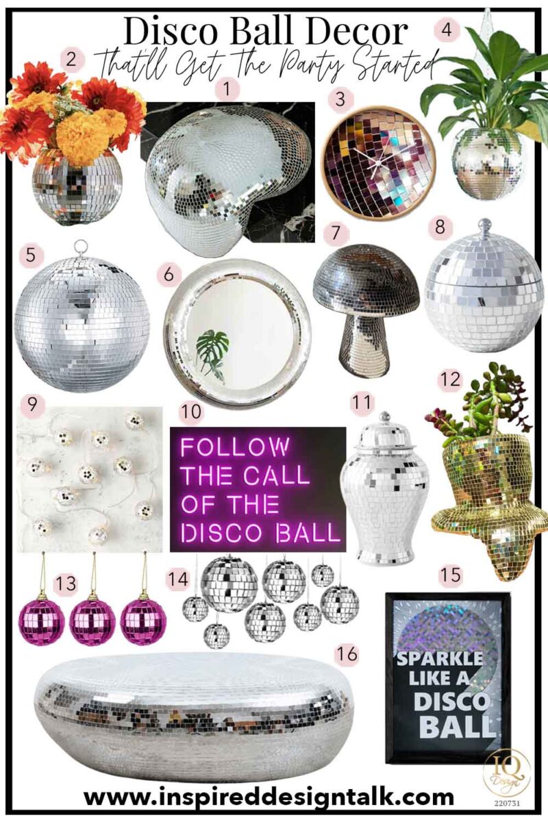 Disco Ball Decor Ideas That'll Get The Party Started