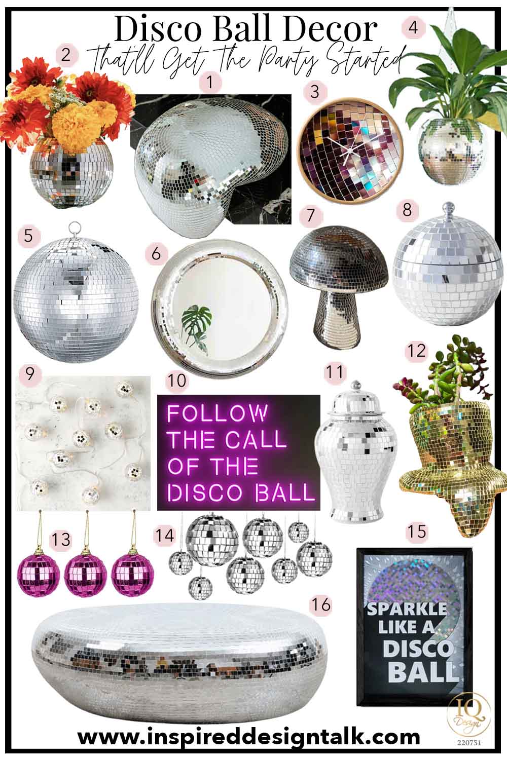 Disco Ball Decor Ideas That'll Get The Party Started