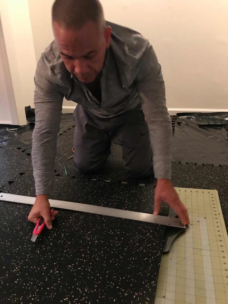 How to Install Rubber Gym Flooring (9 Simple DIY Steps)