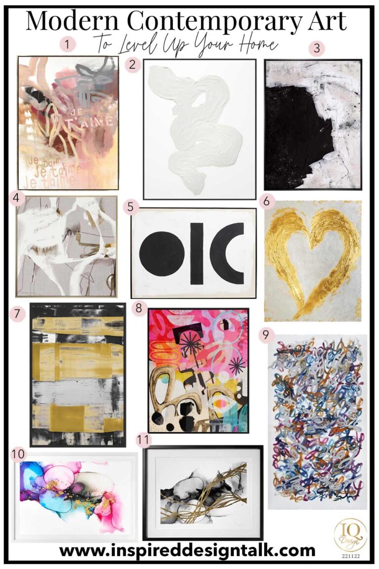 11 Modern Contemporary Art Ideas That'll Update Any Room