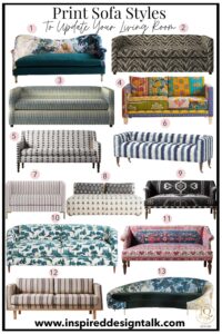 16 Print Sofa Ideas That'll Add Style To Your Living Room