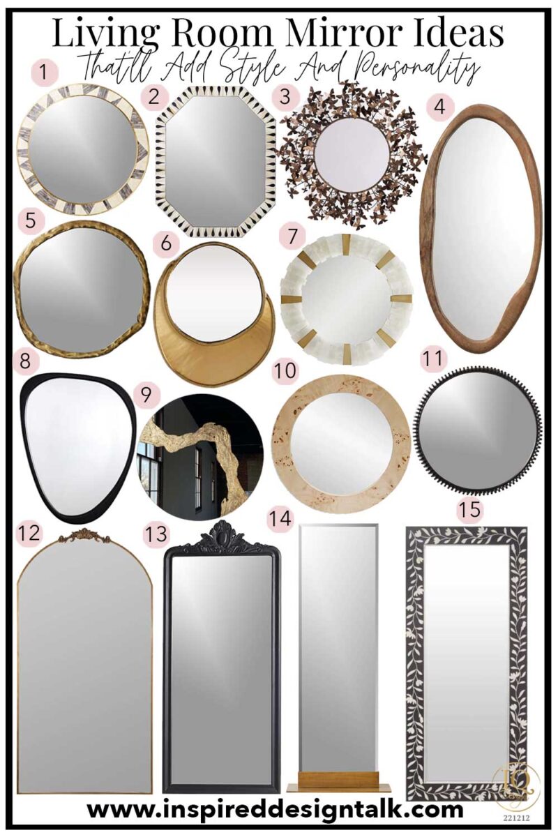 15 Living Room Mirror Ideas You'll Love