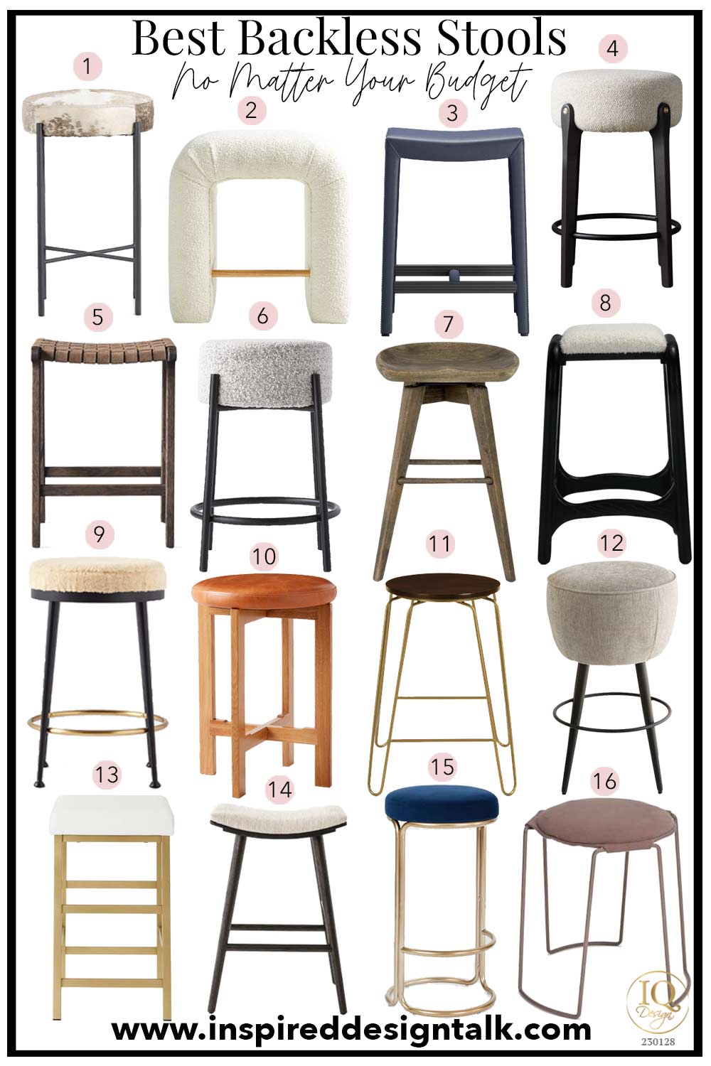 16 Best Backless Stools That'll Seriously Upgrade The Seating At Your ...