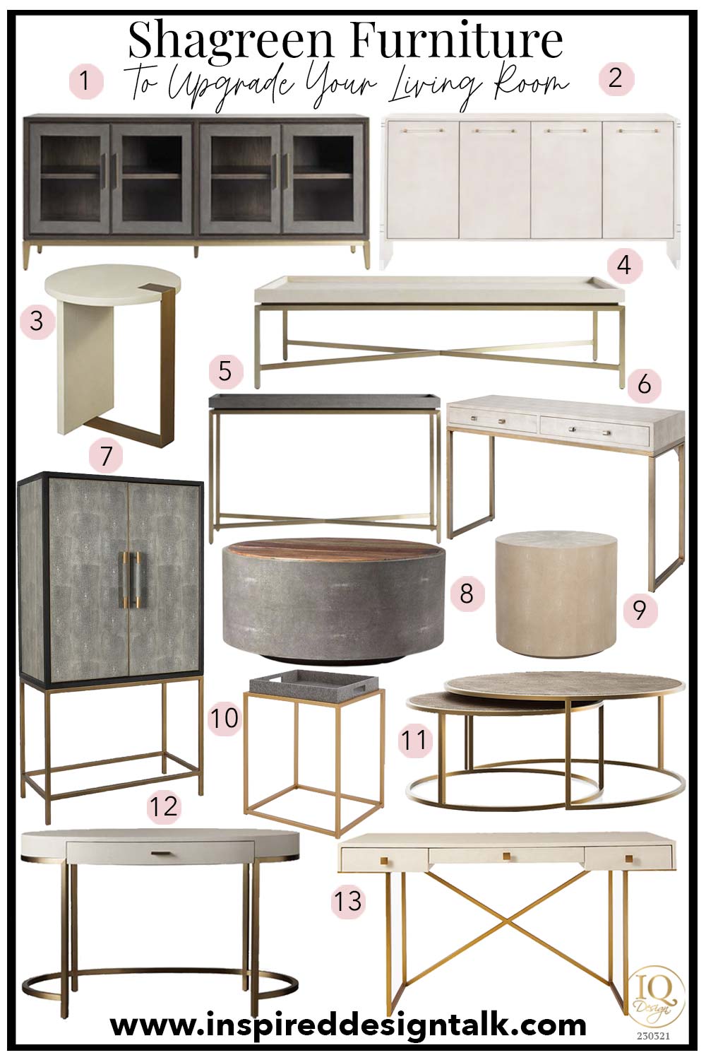 13 Shagreen Furniture Ideas For Any Living Space