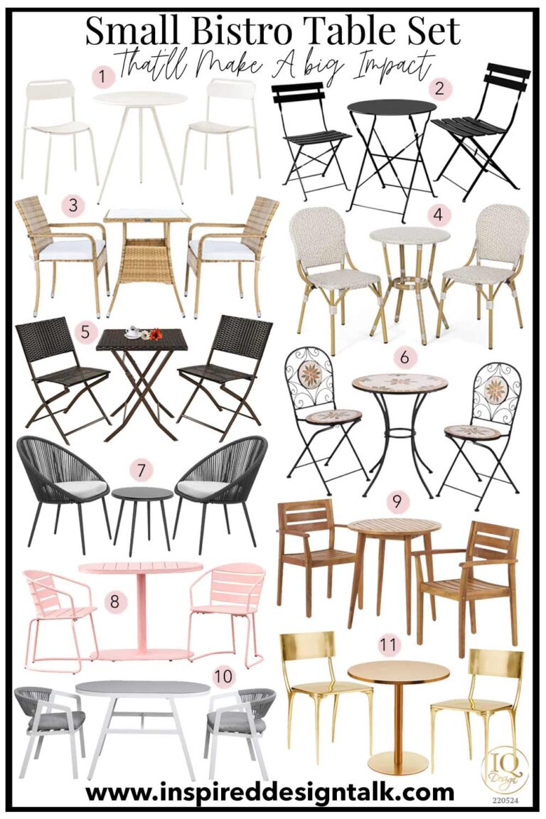 11 Best Small Bistro Table Set Ideas