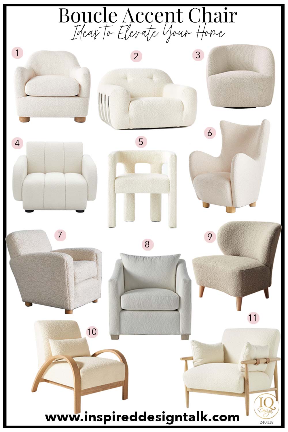 11 Boucle Accent Chair Ideas That Are Cozy And Stylish