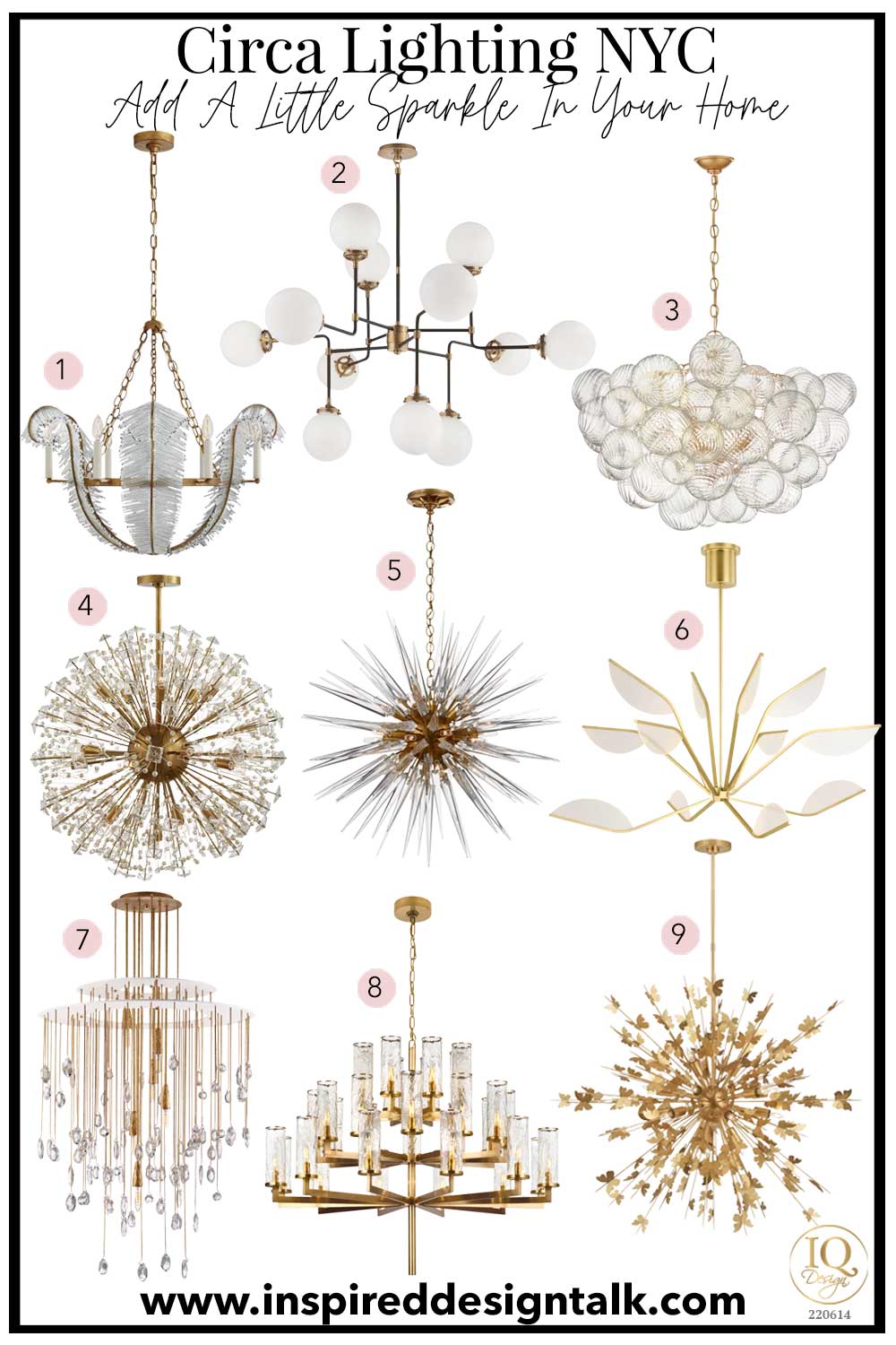 Circa Lighting NYC (Gold Chandeliers)