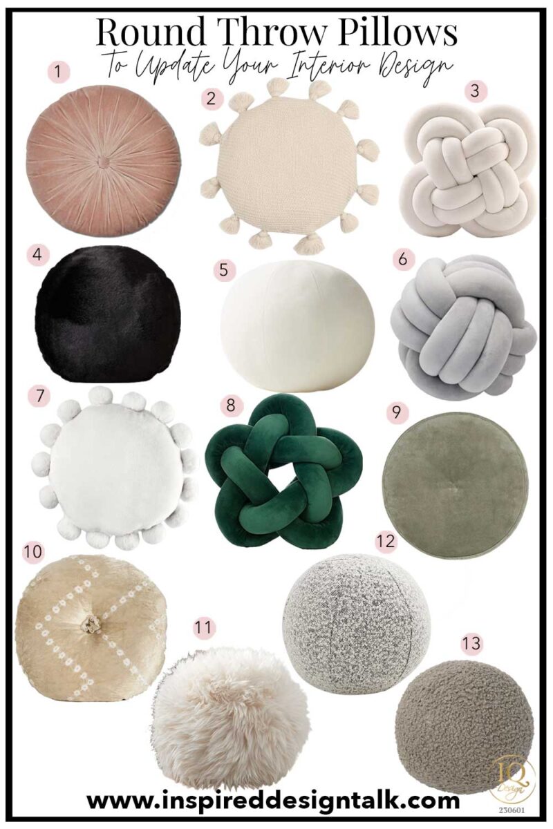Best Round Throw Pillows 2025