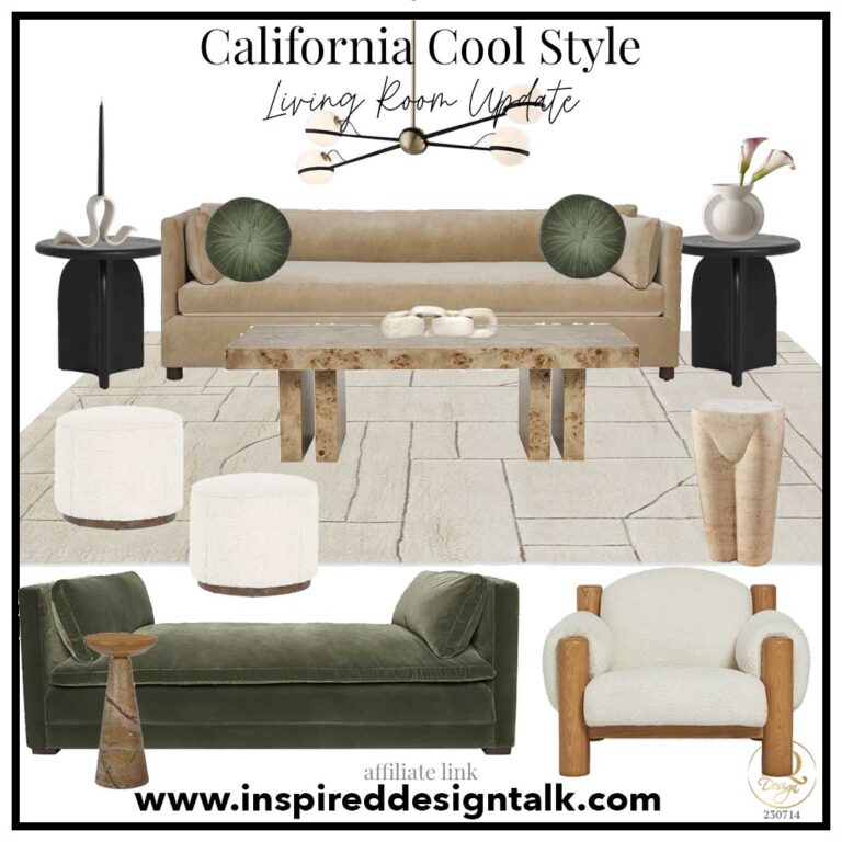 California Cool Style Living Room (Shop The Look)