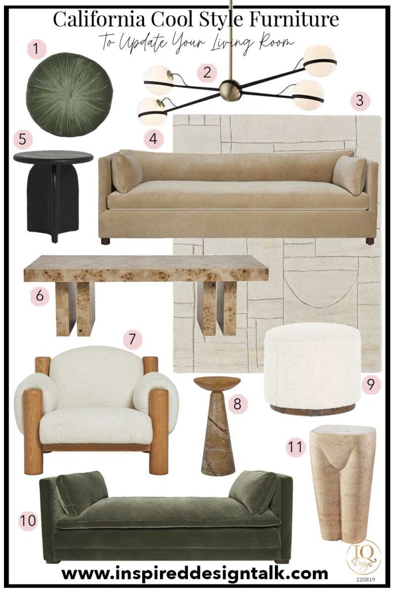 California Cool Style Living Room (Shop The Look)