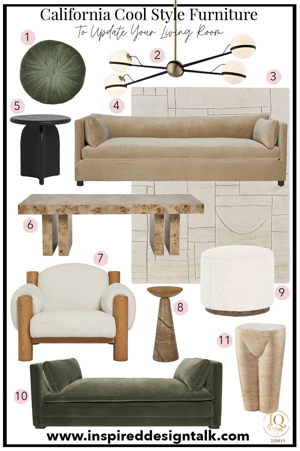 California Cool Style Living Room (Shop The Look)