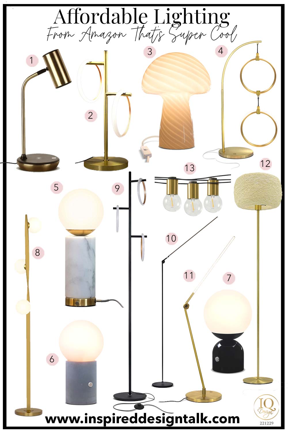 13 Affordable Lighting Styles From Amazon