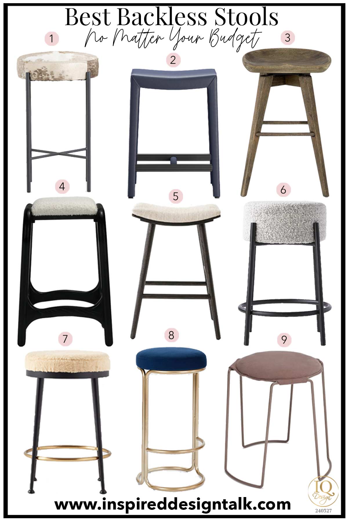 9 Best Backless Stools To Update Your Kitchen Island