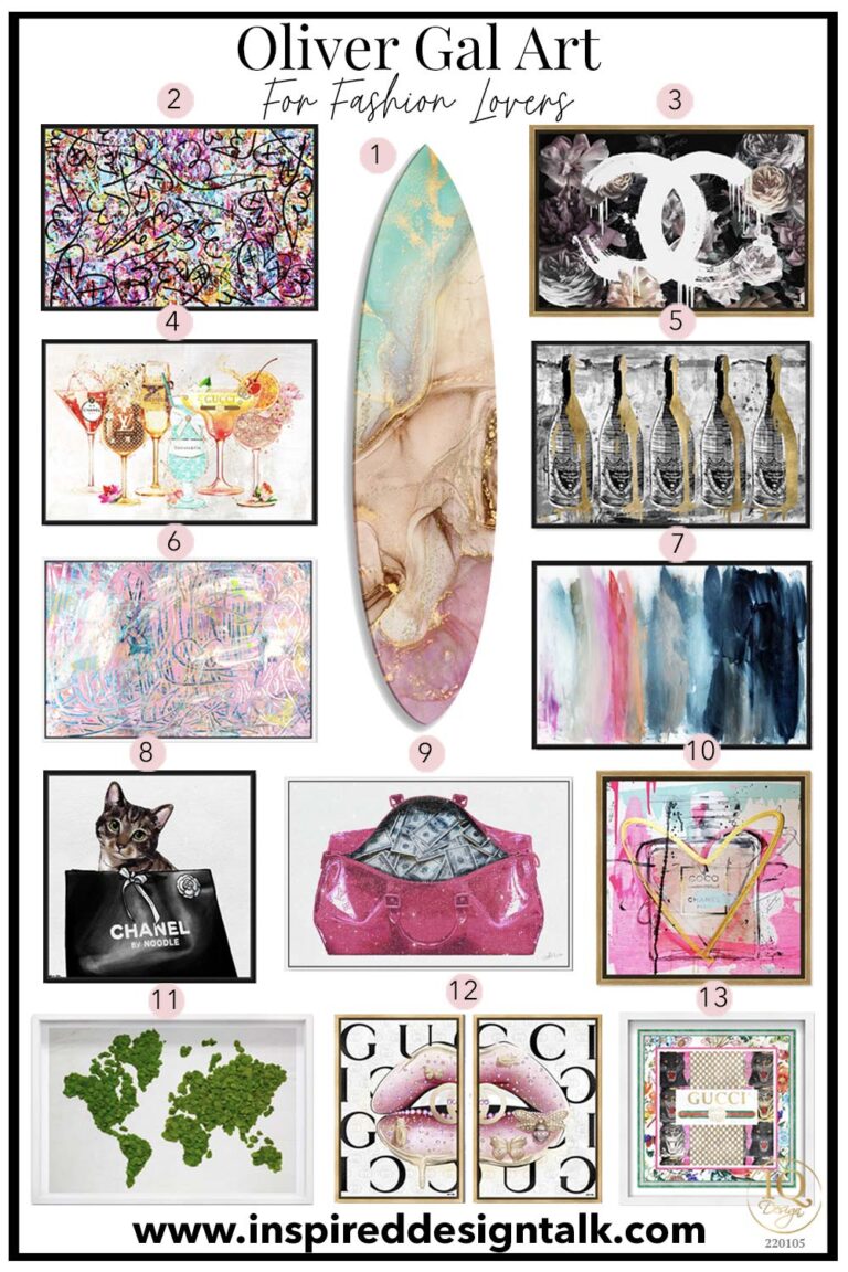 13 Oliver Gal Art Ideas That Are Perfect For Fashion Lovers
