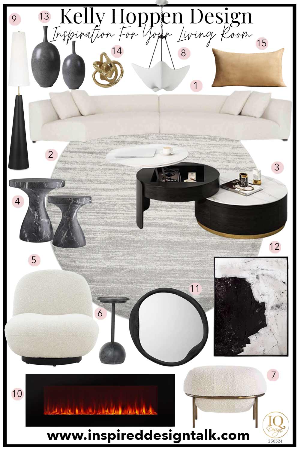 Kelly Hoppen Design Living Room Inspiration (Shop The Look)