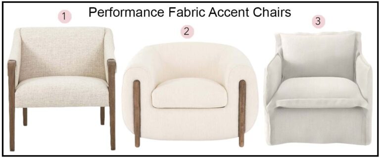 9 Performance Fabric Chairs That Are Stain Resistant