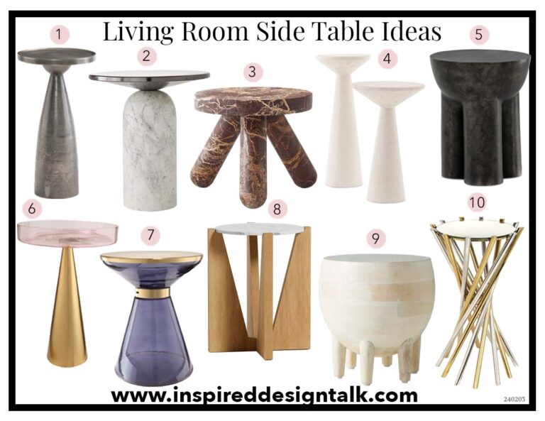 Living Room Side Table Ideas That Are Functional And Stylish