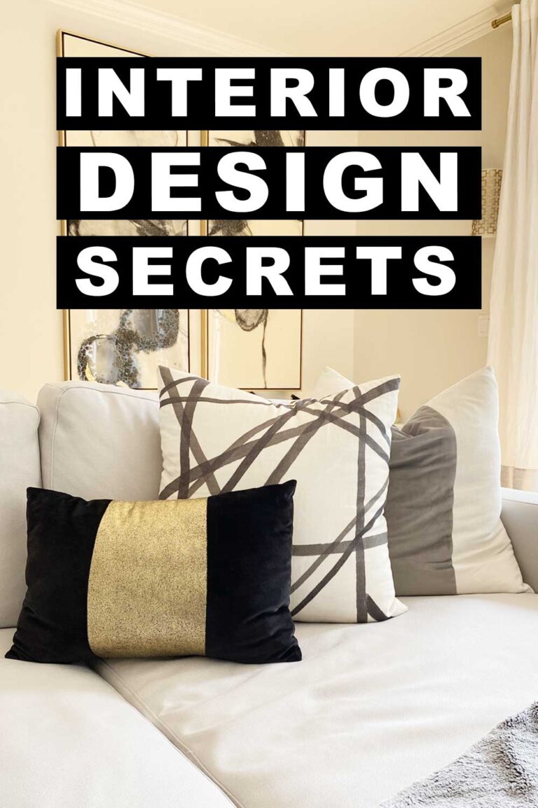 13 Interior Design Secrets For A Designer Look On A Budget