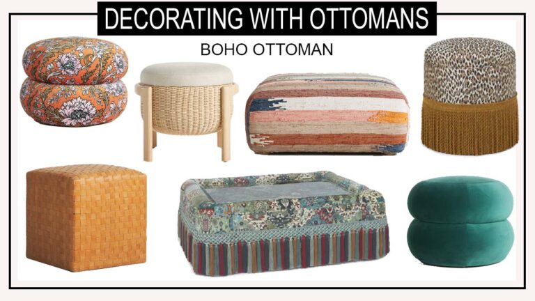 13 Ottoman Decorating Ideas That'll Elevate Your Home