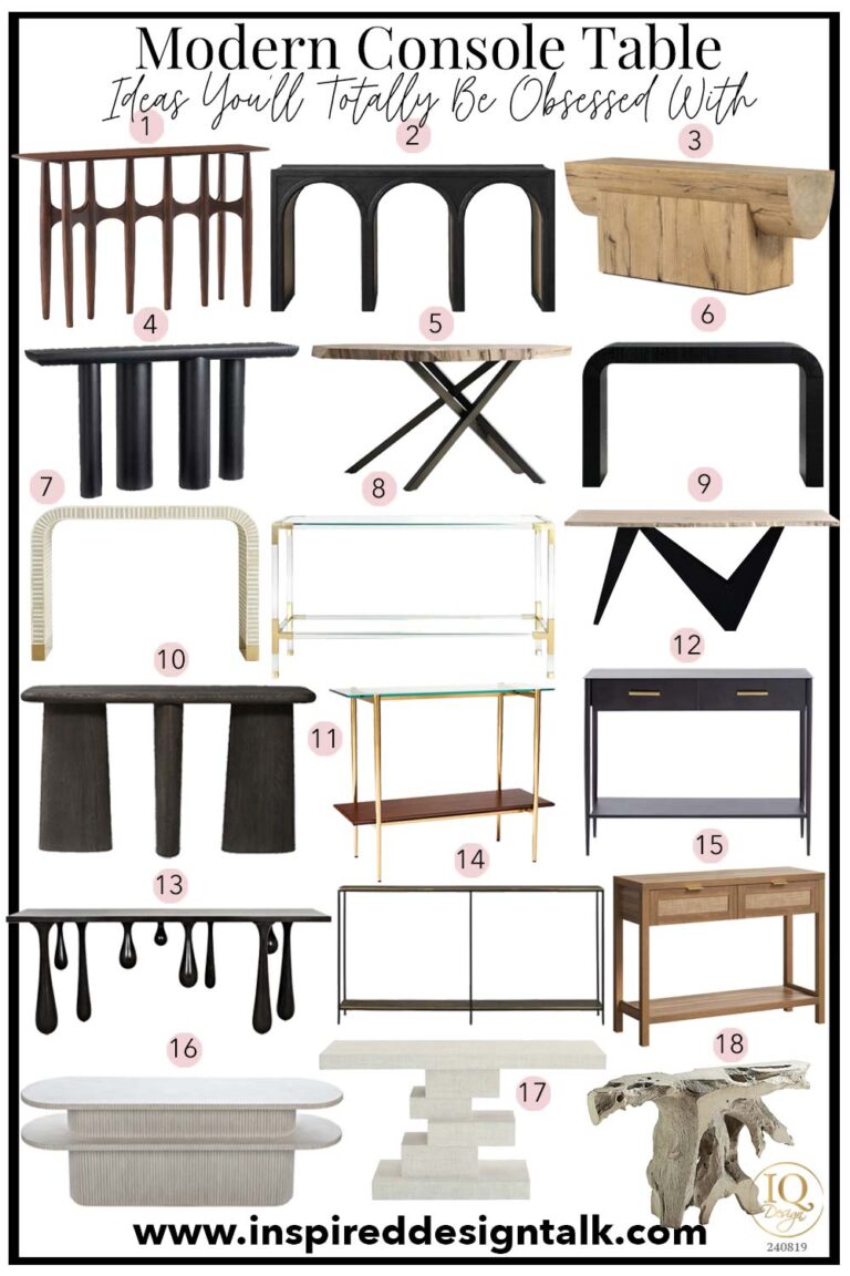How To Choose A Console Table And Get A Luxe Look For Less