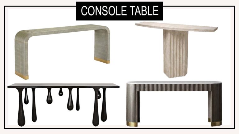 How To Choose A Console Table And Get A Luxe Look For Less
