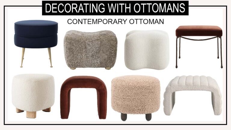 13 Ottoman Decorating Ideas That'll Elevate Your Home