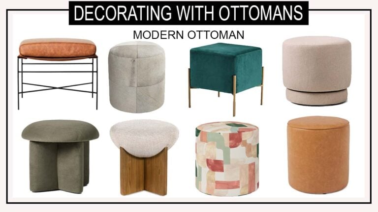 13 Ottoman Decorating Ideas That'll Elevate Your Home