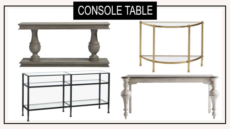 How To Choose A Console Table And Get A Luxe Look For Less
