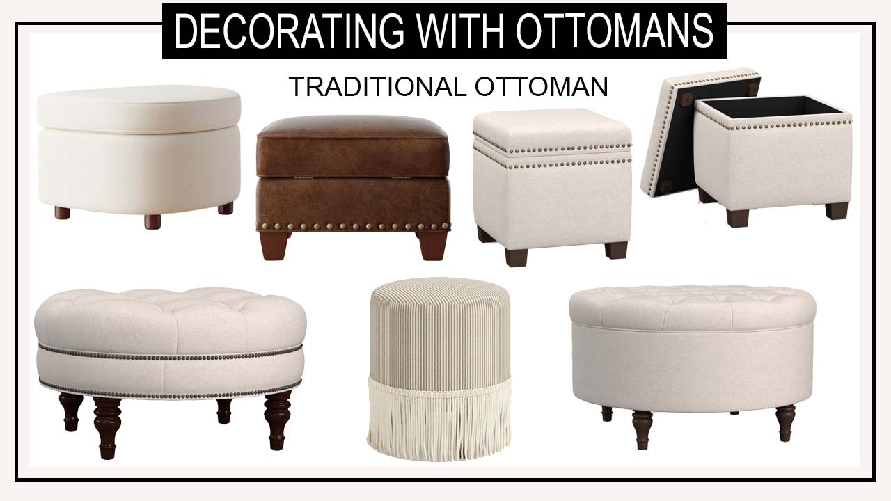 13 Ottoman Decorating Ideas That'll Elevate Your Home