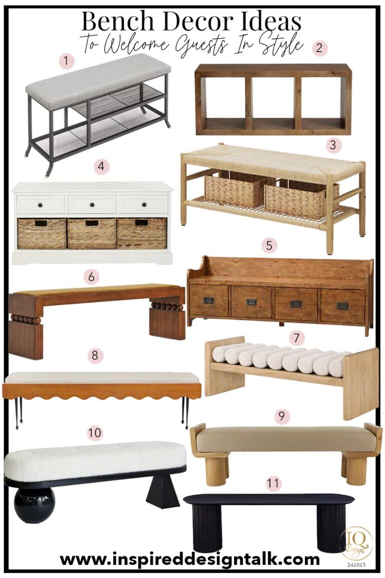 59 Stylish Bench Decor Ideas To Transform Your Cozy Home