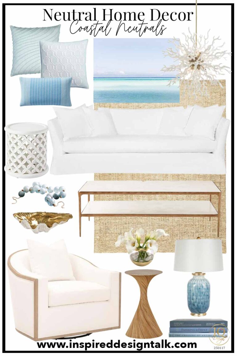 10 Neutral Home Decor Ideas: Not All Neutrals Are the Same!