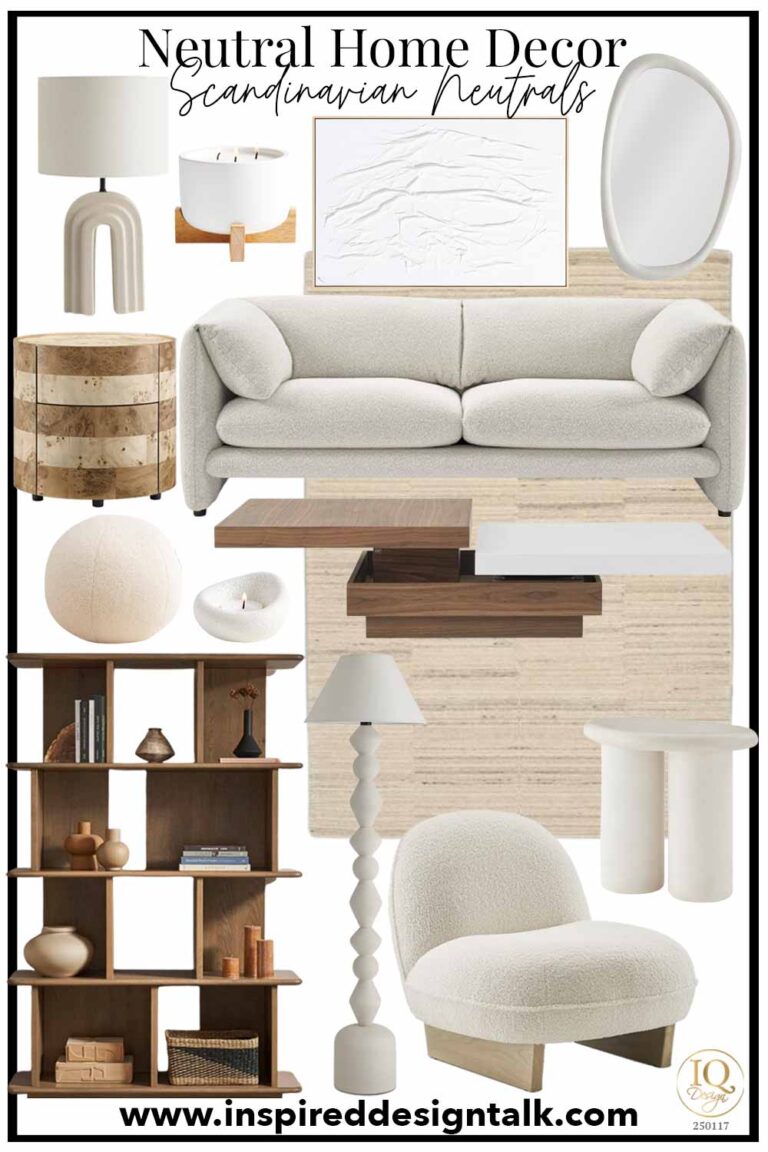 10 Neutral Home Decor Ideas: Not All Neutrals Are the Same!