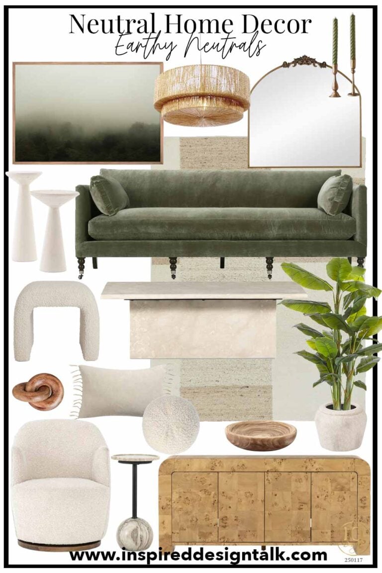 10 Neutral Home Decor Ideas: Not All Neutrals Are the Same!