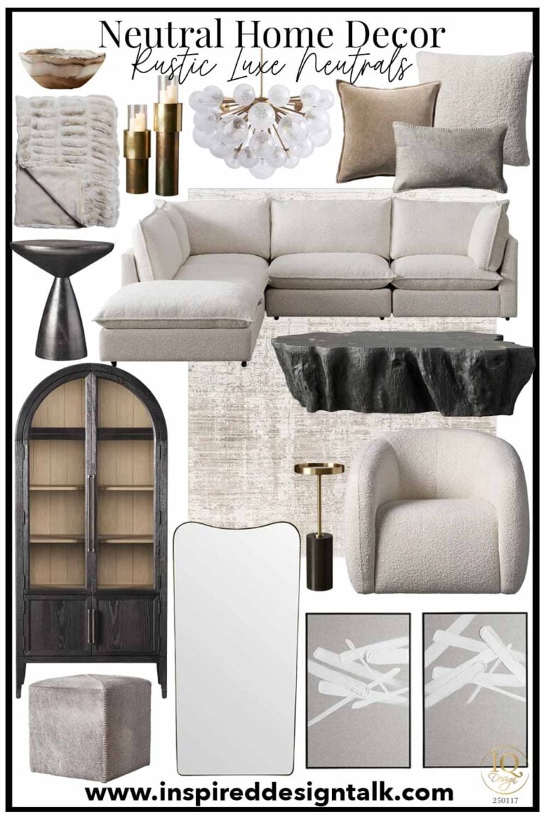 10 Neutral Home Decor Ideas: Not All Neutrals Are the Same!