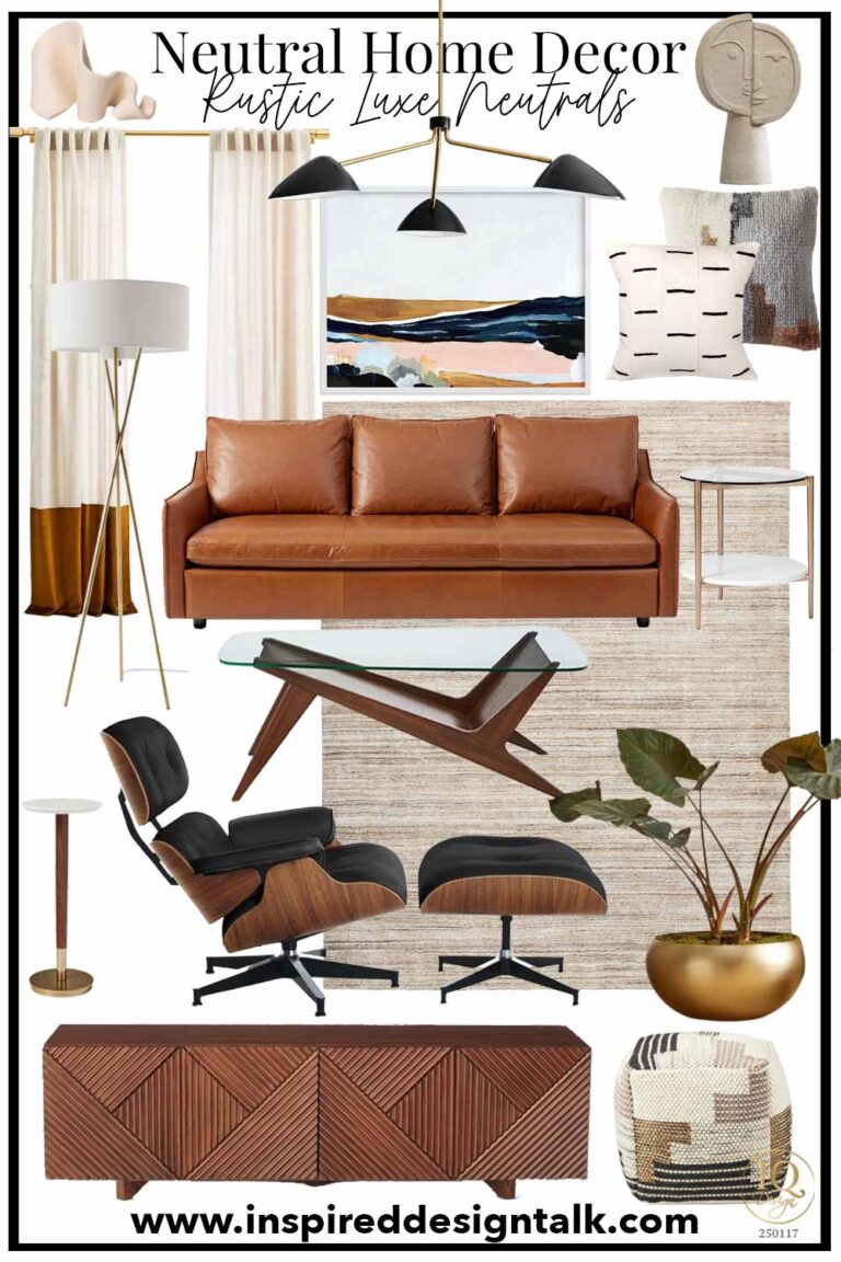 10 Neutral Home Decor Ideas: Not All Neutrals Are the Same!