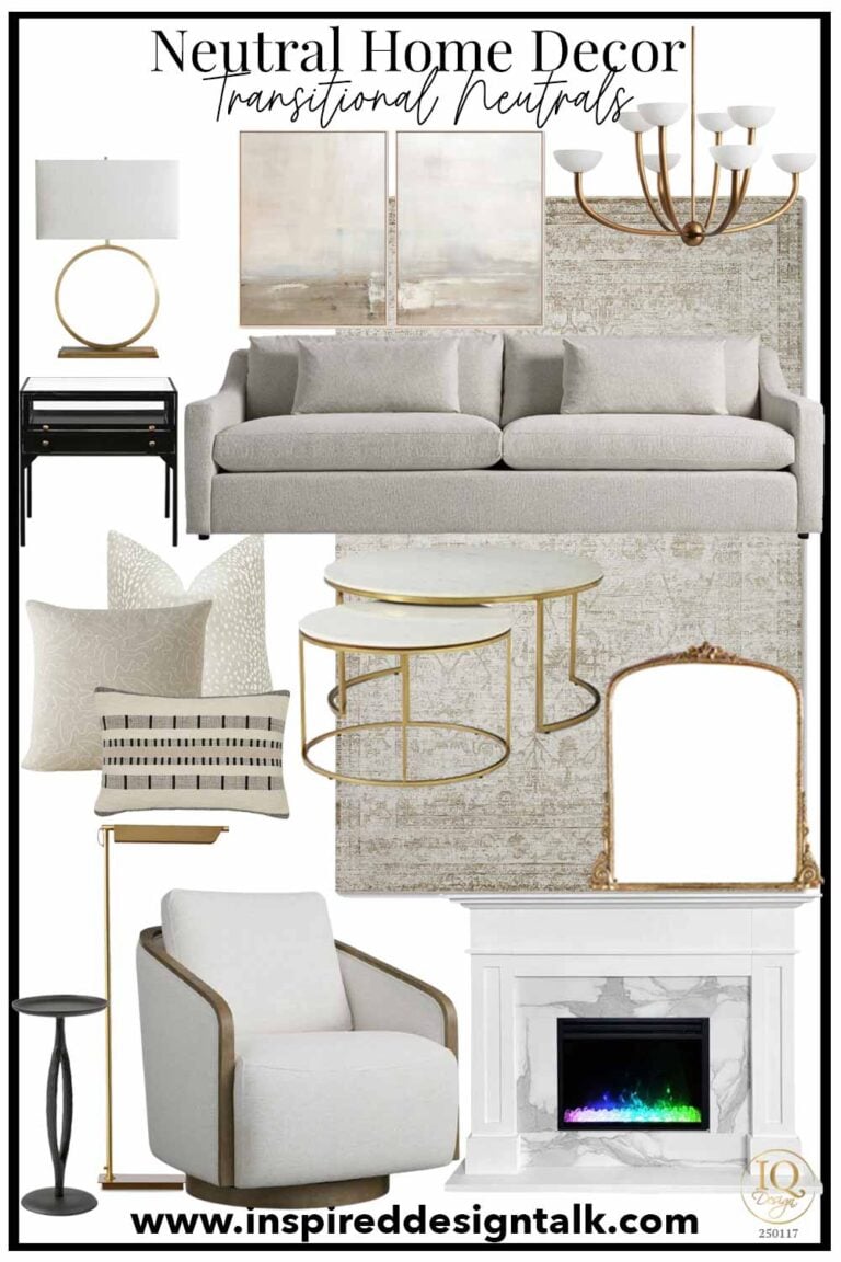 10 Neutral Home Decor Ideas: Not All Neutrals Are the Same!
